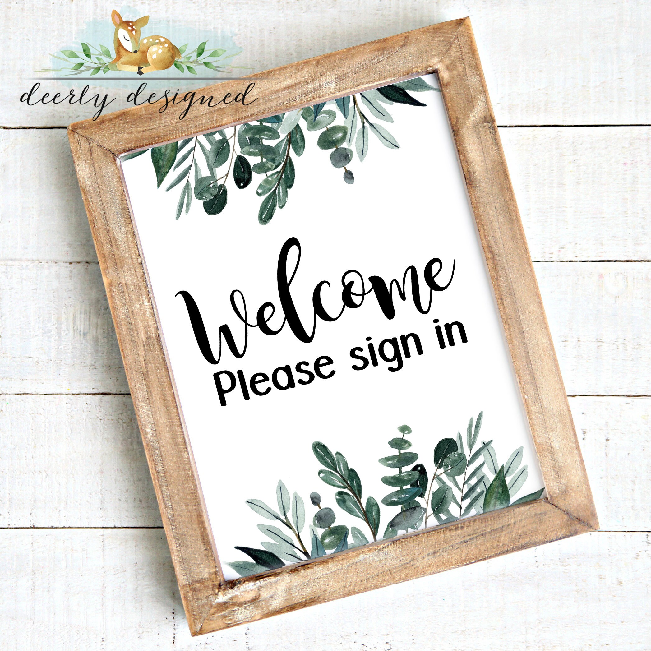 Sign In Sheet Office Decor Please Sign In printable | Etsy