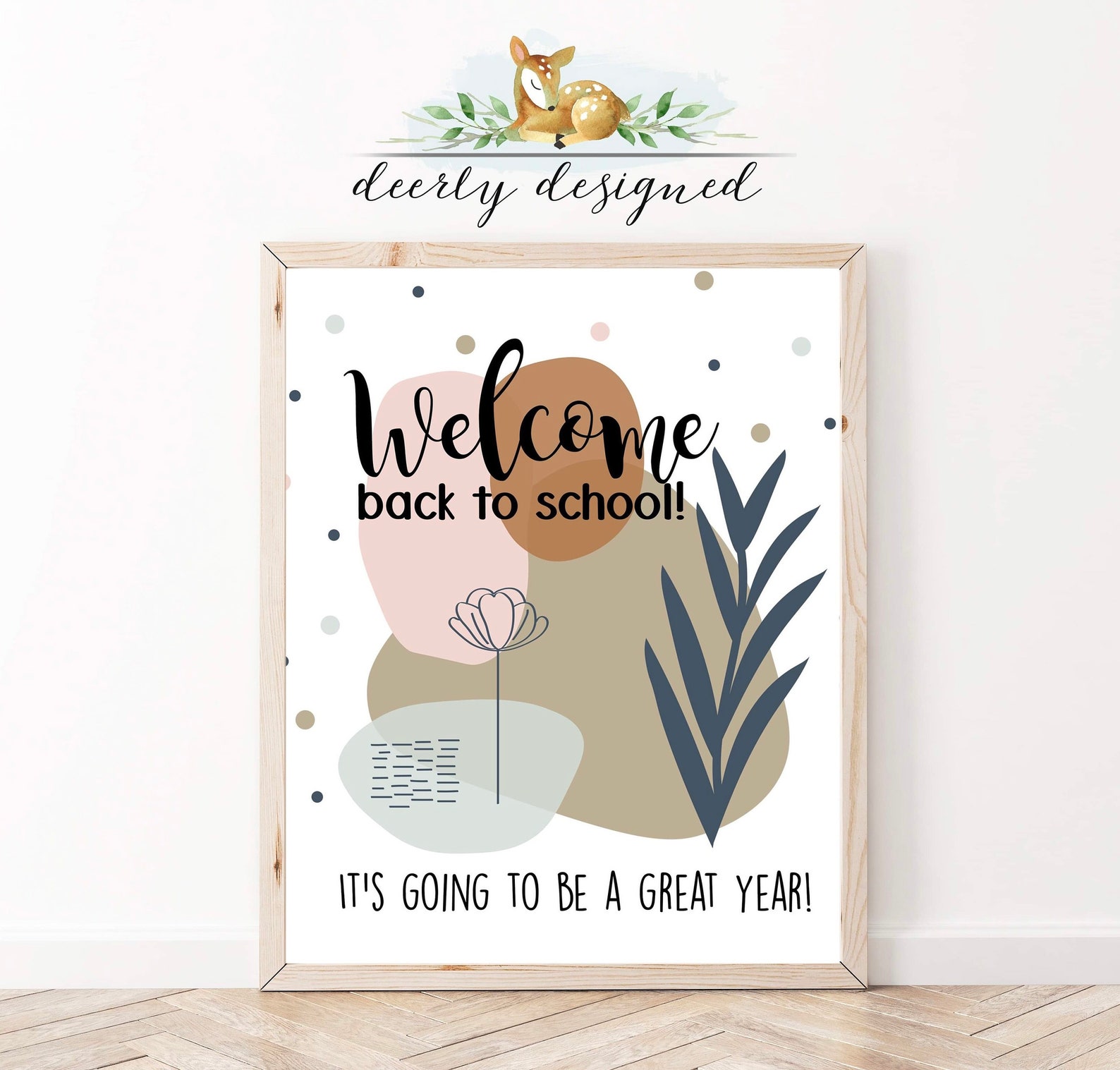 Boho Classroom Back to School Welcome Sign Bulletin Board Decor Boho ...