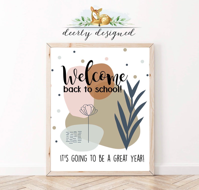 Boho Classroom Back to School Welcome Sign Bulletin Board Decor Boho ...