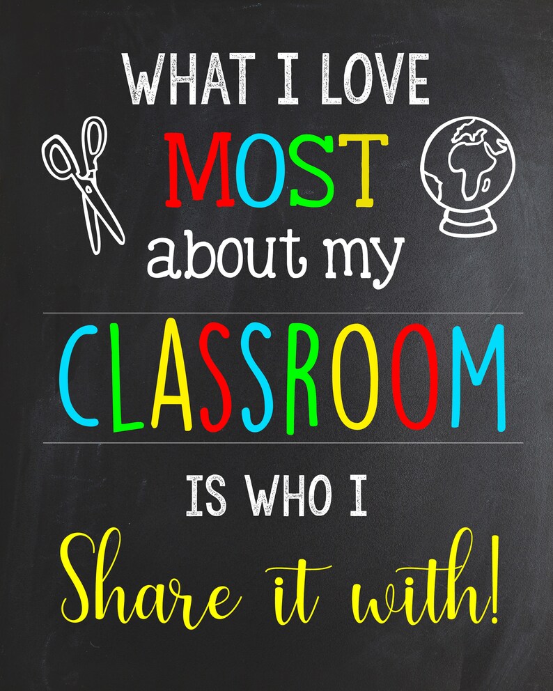 Classroom Quote Teacher's Sign Classroom Printable - Etsy