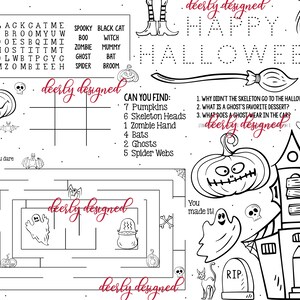Halloween Activity Pages for Kids - Booed Treat Basket - Halloween ...
