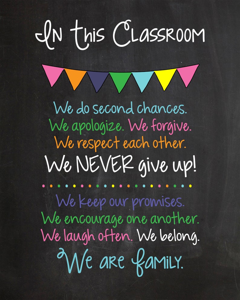 Classroom Quote Teacher's Sign Classroom Printable - Etsy