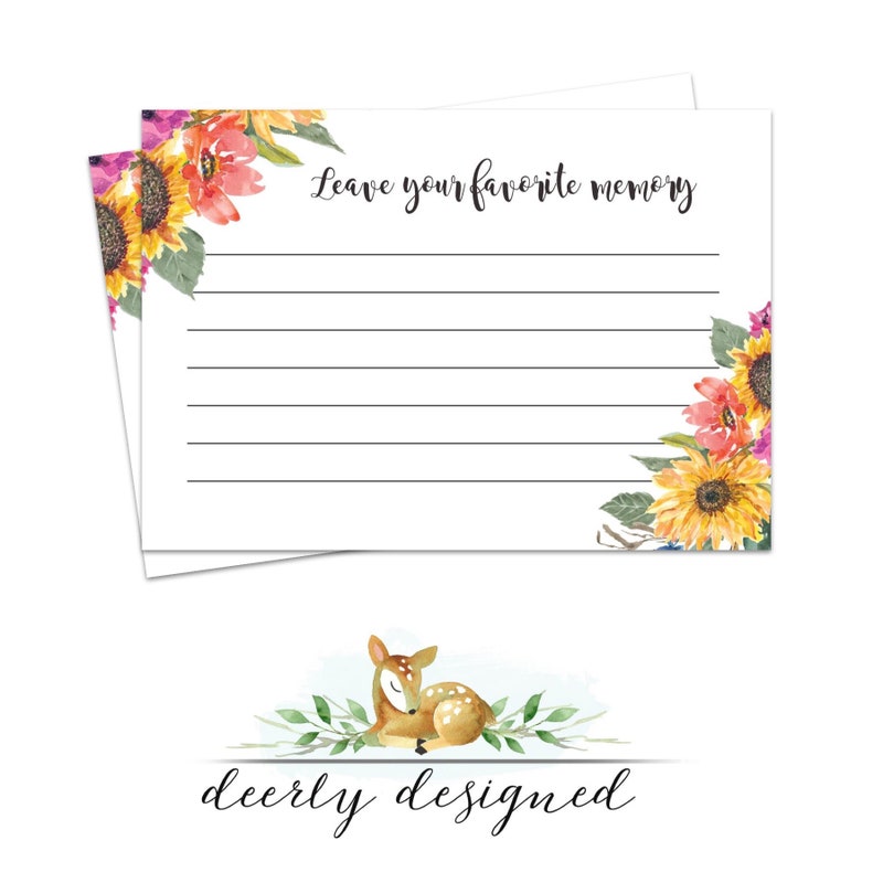 Sunflower Leaving Card - Etsy