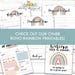 Boho Rainbow Teacher Mail - Note From the Teacher - Teacher Report ...