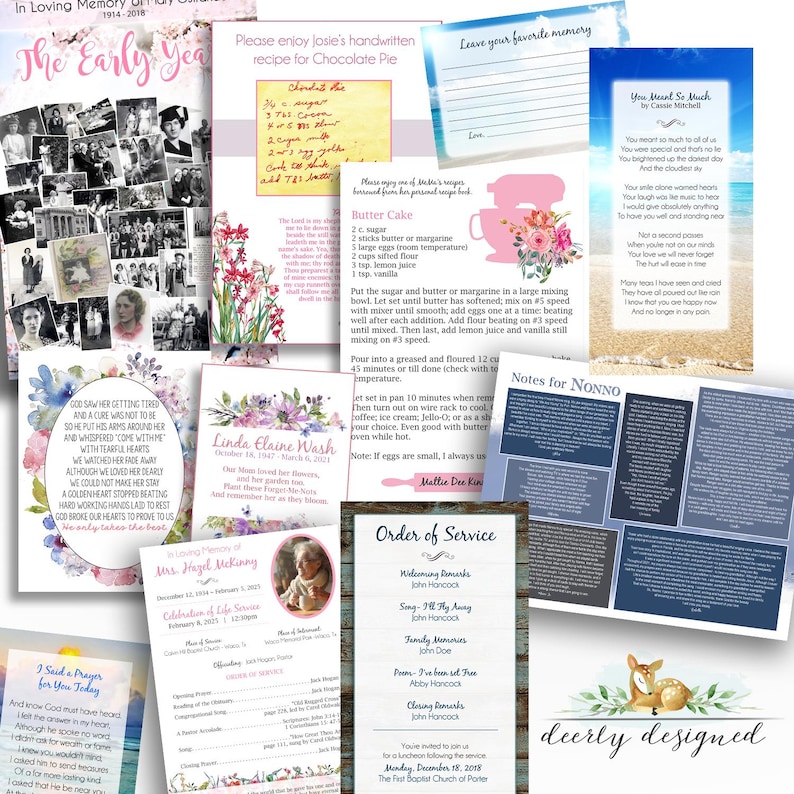 Baby Memorial Service Invitation; Clouds; Heaven; Remembering Child ...