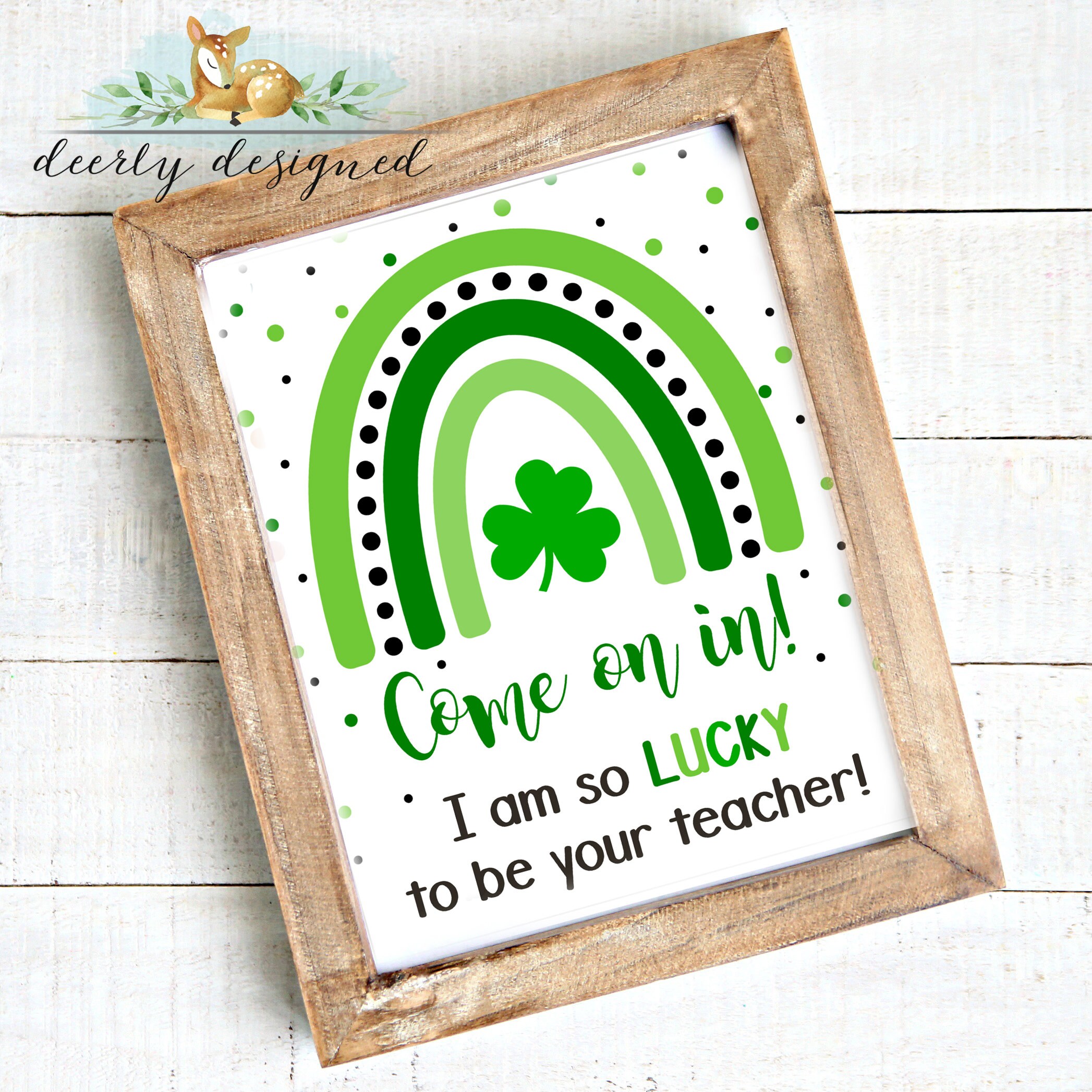 St, Patrick's Day Classroom Decor Sign - Bulletin Board Sign - Instant ...