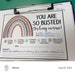 Boho Rainbow Teacher Feedback Card Teacher Positive Affirmation Teacher ...
