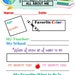 Colorful First Day of School About Me Worksheet - Teacher Printable ...