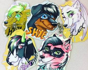 Furry badge | Etsy
