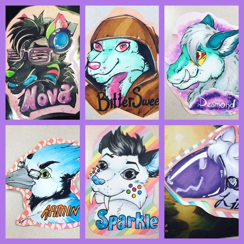 Large Furcon Badge | Etsy