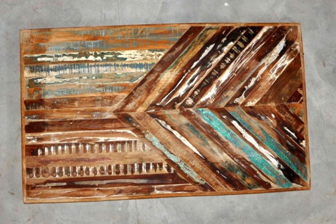 Handmade Rustic Reclaimed Wooden Table Top / Coffee Table Top | Etsy