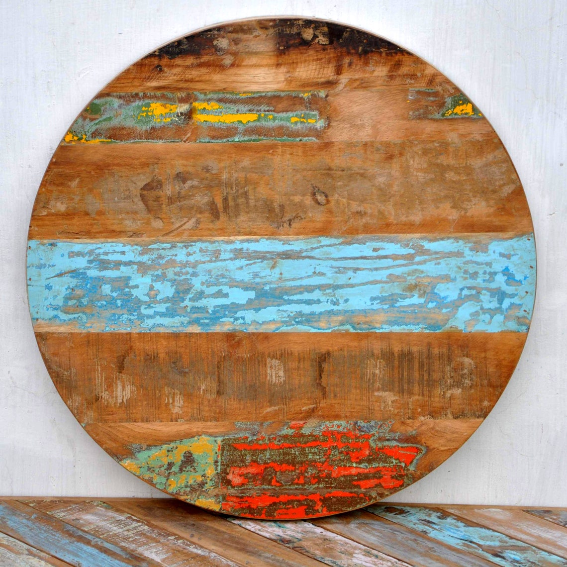 Handmade Reclaimed Rustic Wood Table Top With Wooden Legs - Etsy