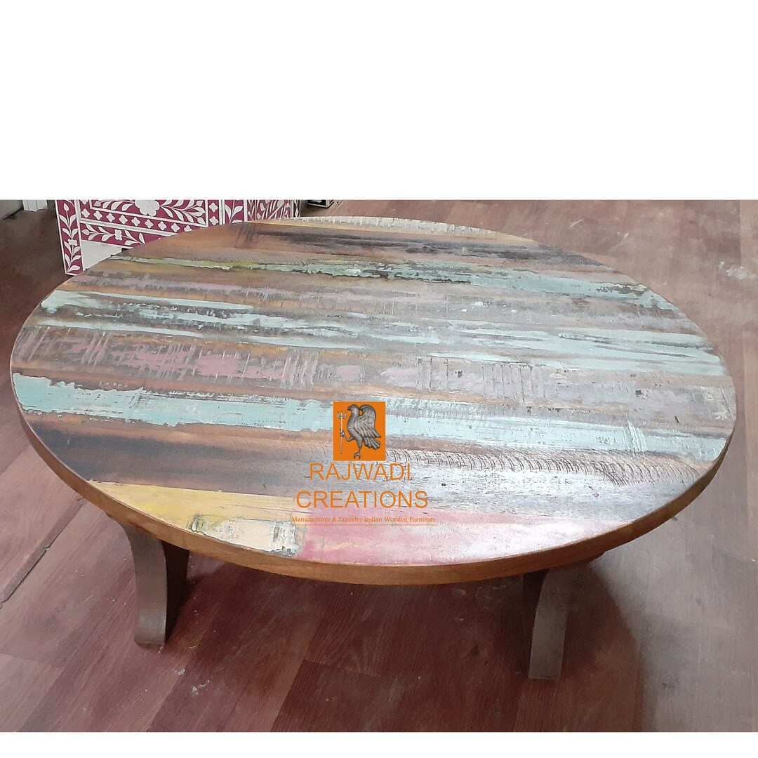Handmade Rustic Reclaimed Wooden Table Top / Coffee Table Top / Dining ...