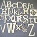 Wooden Alphabet Letter Set 4 12 Nursery Wooden Letters A-Z educational ...