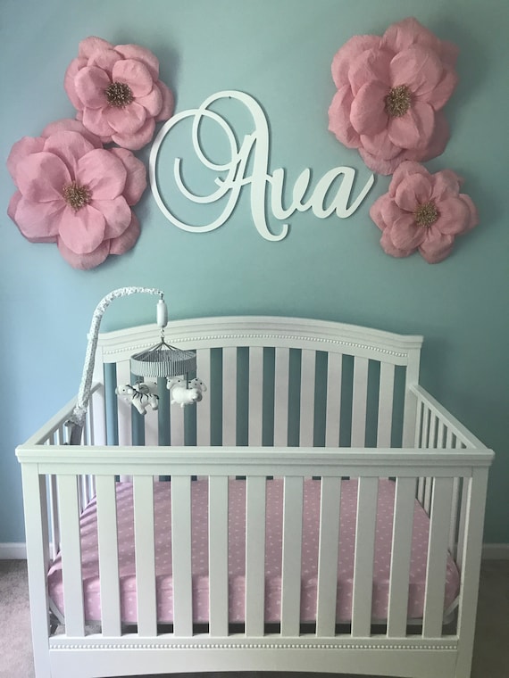Large Wooden Name Sign Ava Custom Name Sign Nursery Decor - Etsy