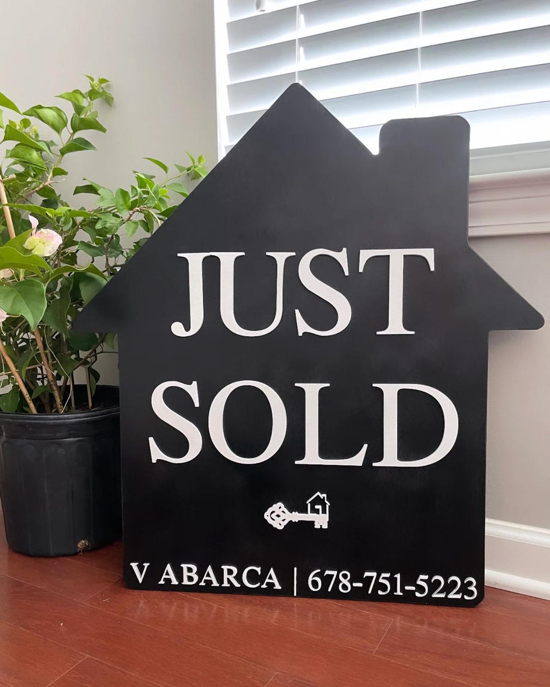 Welcome Home Real Estate House Closing Sign, Just Sold Real Estate Sign ...