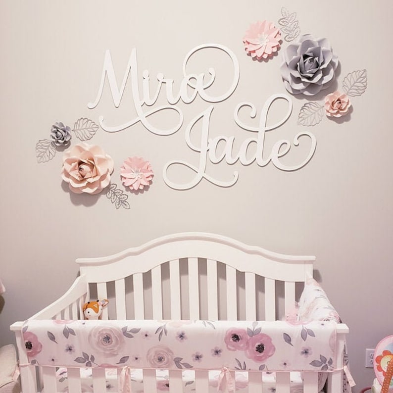 Custom Wooden Name Sign Wall Hanging Nursery Wall Hanging - Etsy