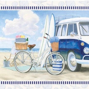 Beach Time Fabric-by the Panels-yard and 1/2 Yard- 5 Selections-cotton ...