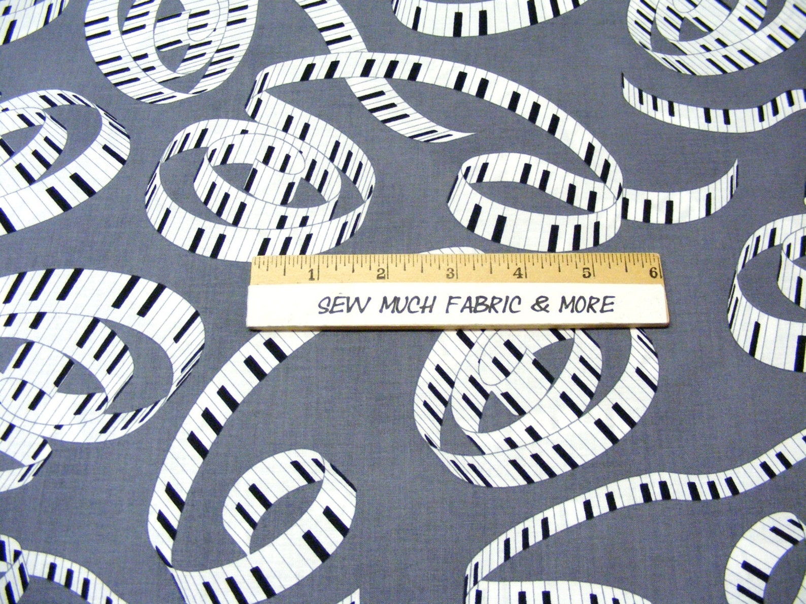 Spiraling Piano Keys Fabric-let There Be - Etsy