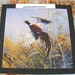 Pheasants Digital Fabric Panel-4 Pillow or Quilting Squares ...