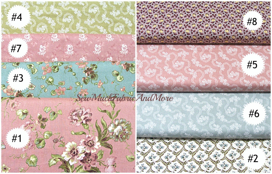 Isabella Fabric Collection~8 Designs-1/2 Yard or Yard~penny Rose~riley ...
