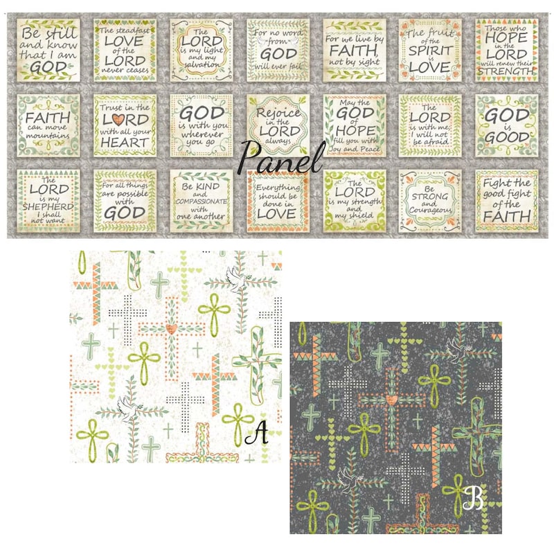 Religious Fabric - Etsy