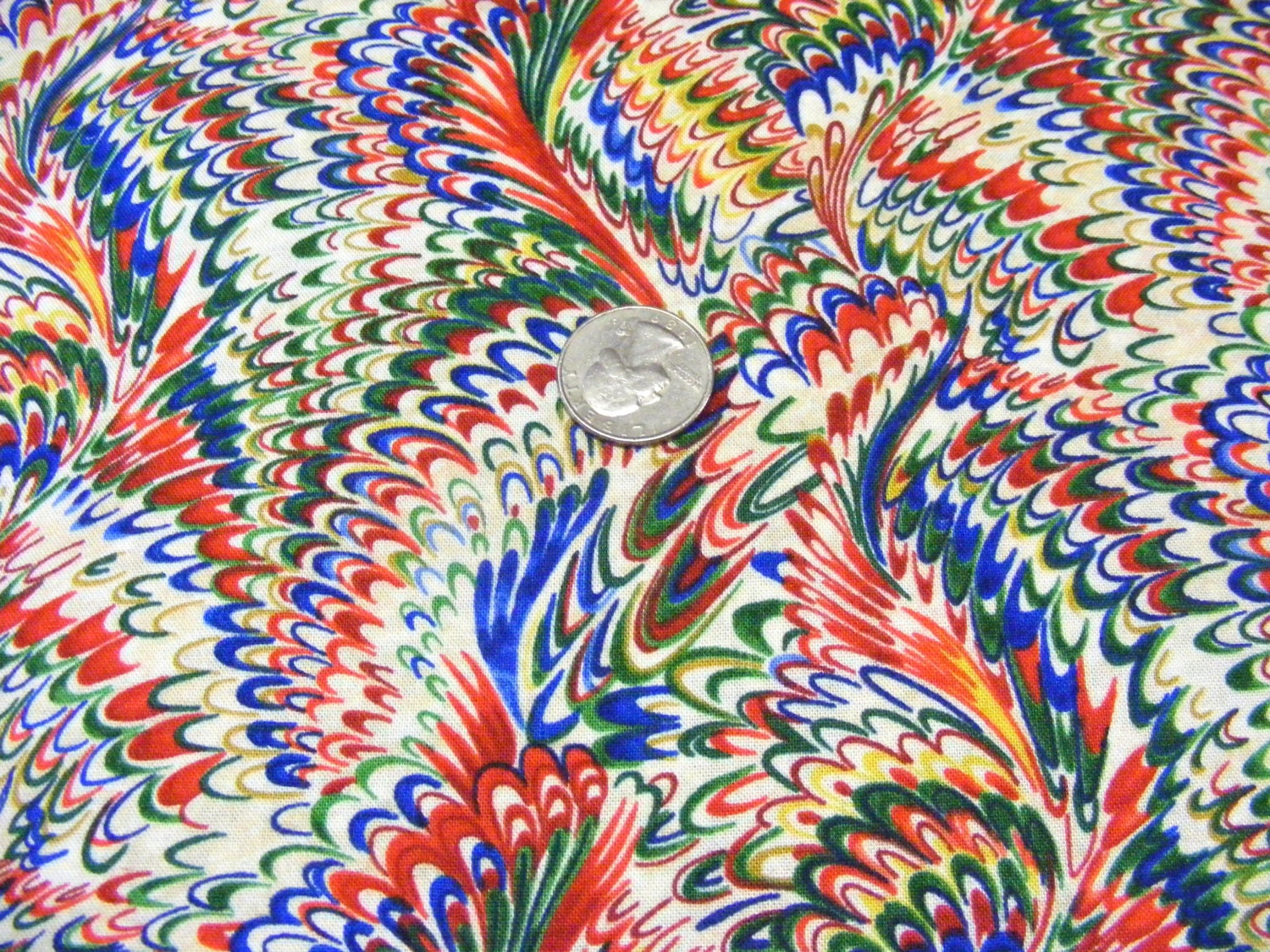 Marblehead Venetian Glass Fabric~by the 1/2 Yd and Yard~paintbrush ...