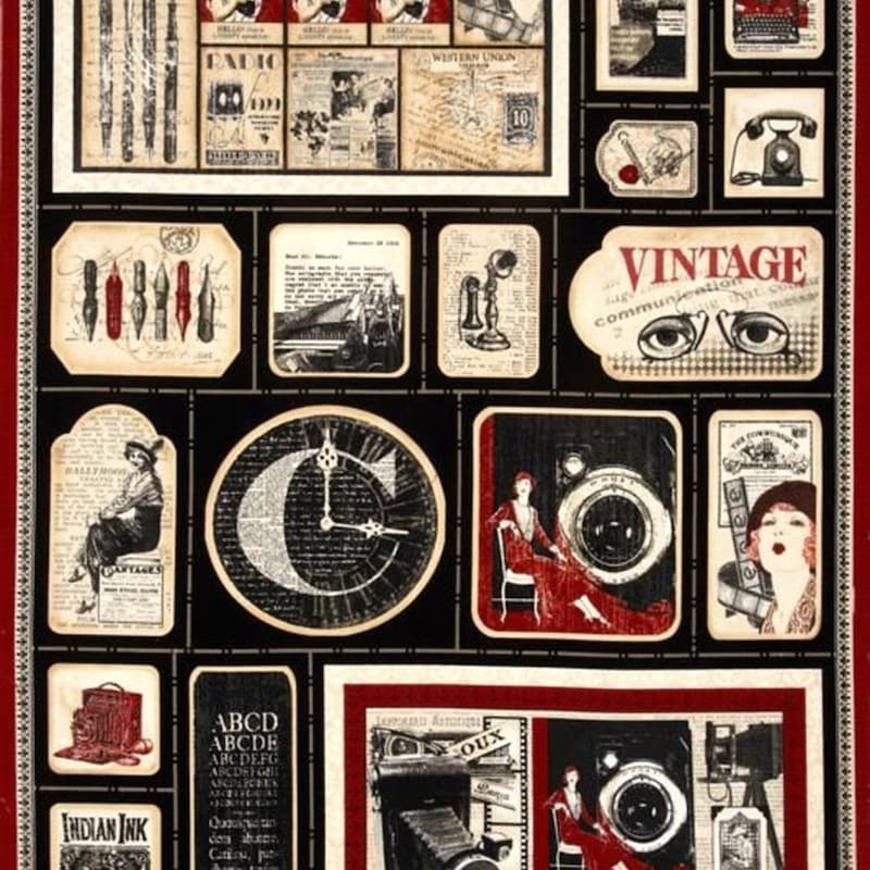 Camera Quilt Fabric - Etsy