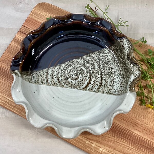 Ceramic Pie Dish - Etsy