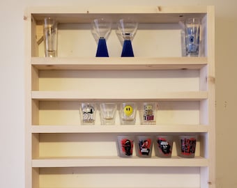 Shot Glass Display - Etsy