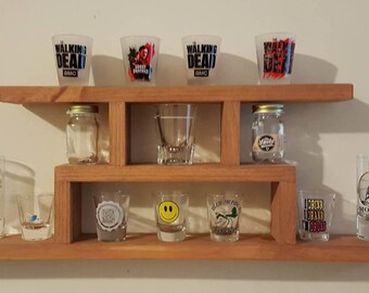 Shot glass display | Etsy