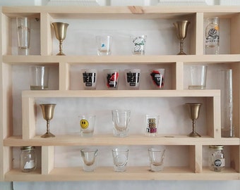 Shot Glass Display | Etsy