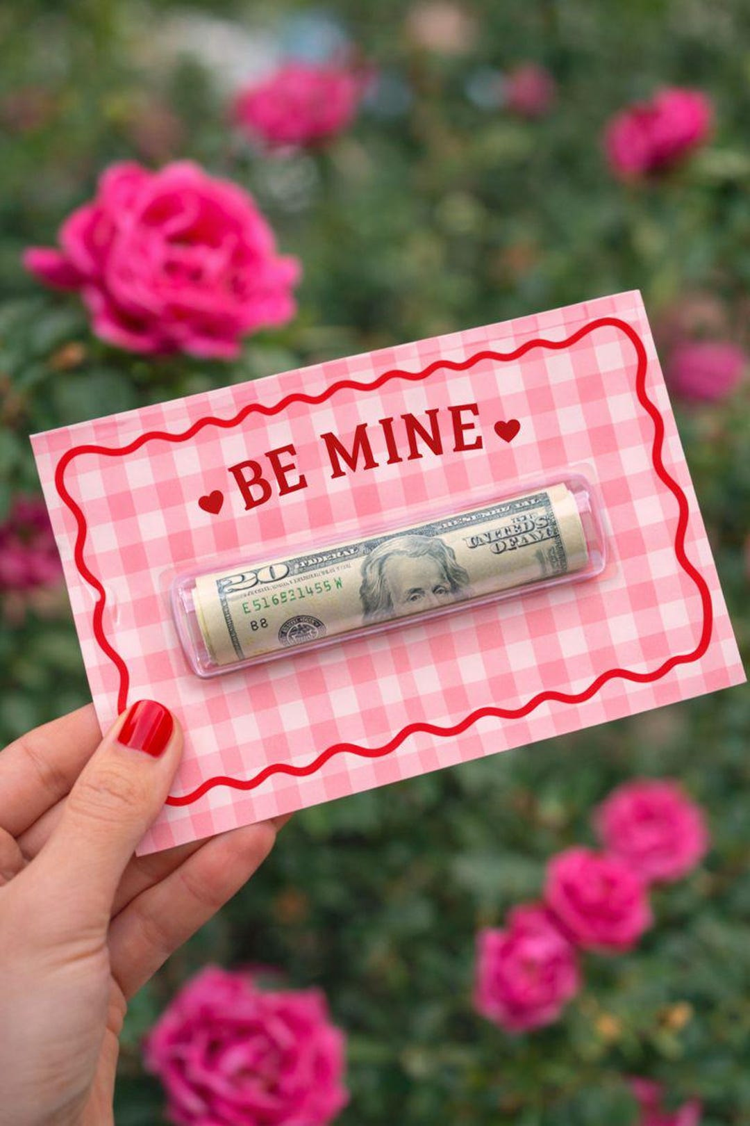 Valentine's Day Money Holder Card, Teen Gift - Etsy