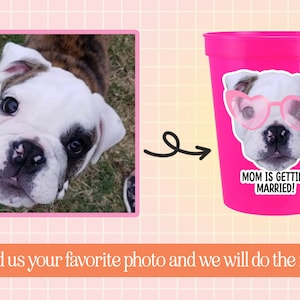 Custom Face Bachelorette Party Cups: Personalized Party Favors - Etsy