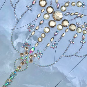 Face Gems Body Gems SILVER, GOLD, or PINK Face & Body Jewels Rave ...