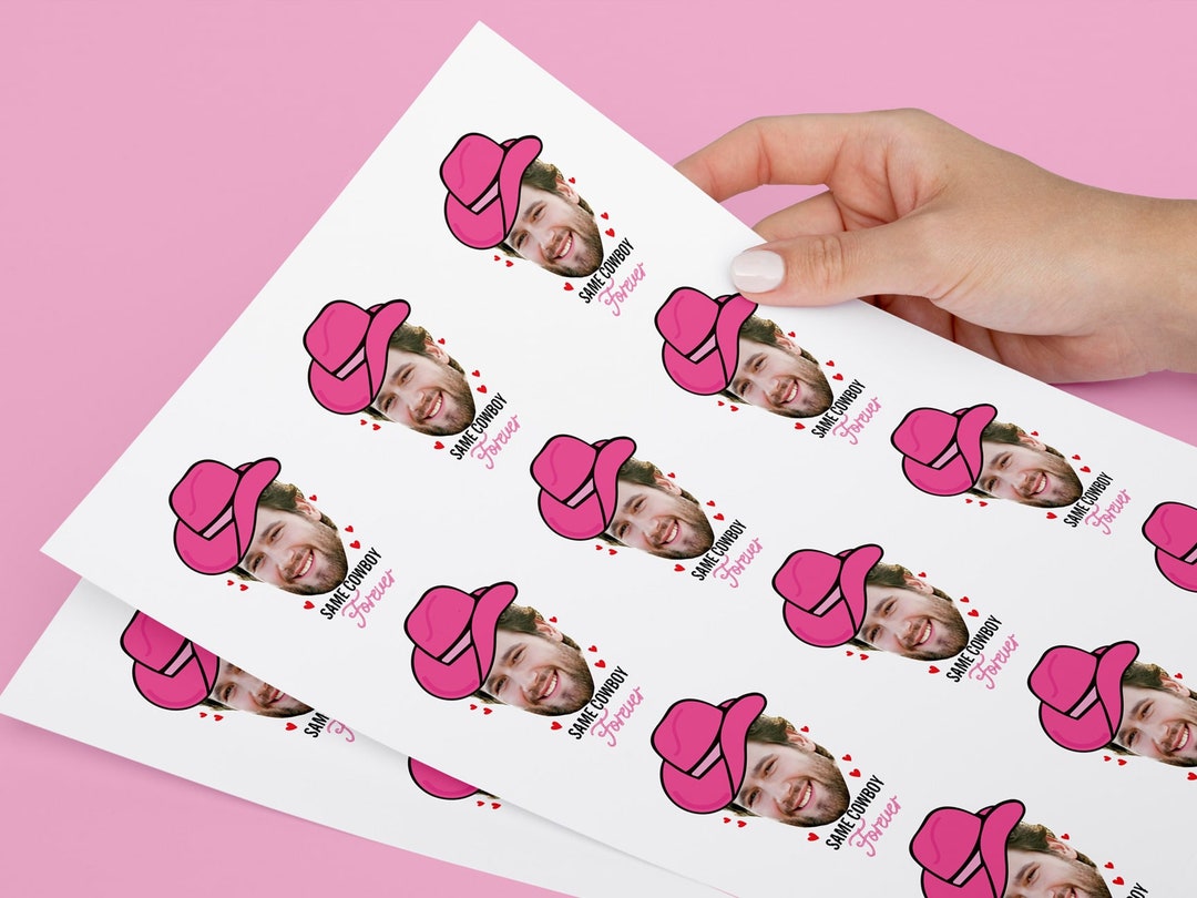 Personalized Face Stickers: Custom Party Favors, Photo Decals - Etsy