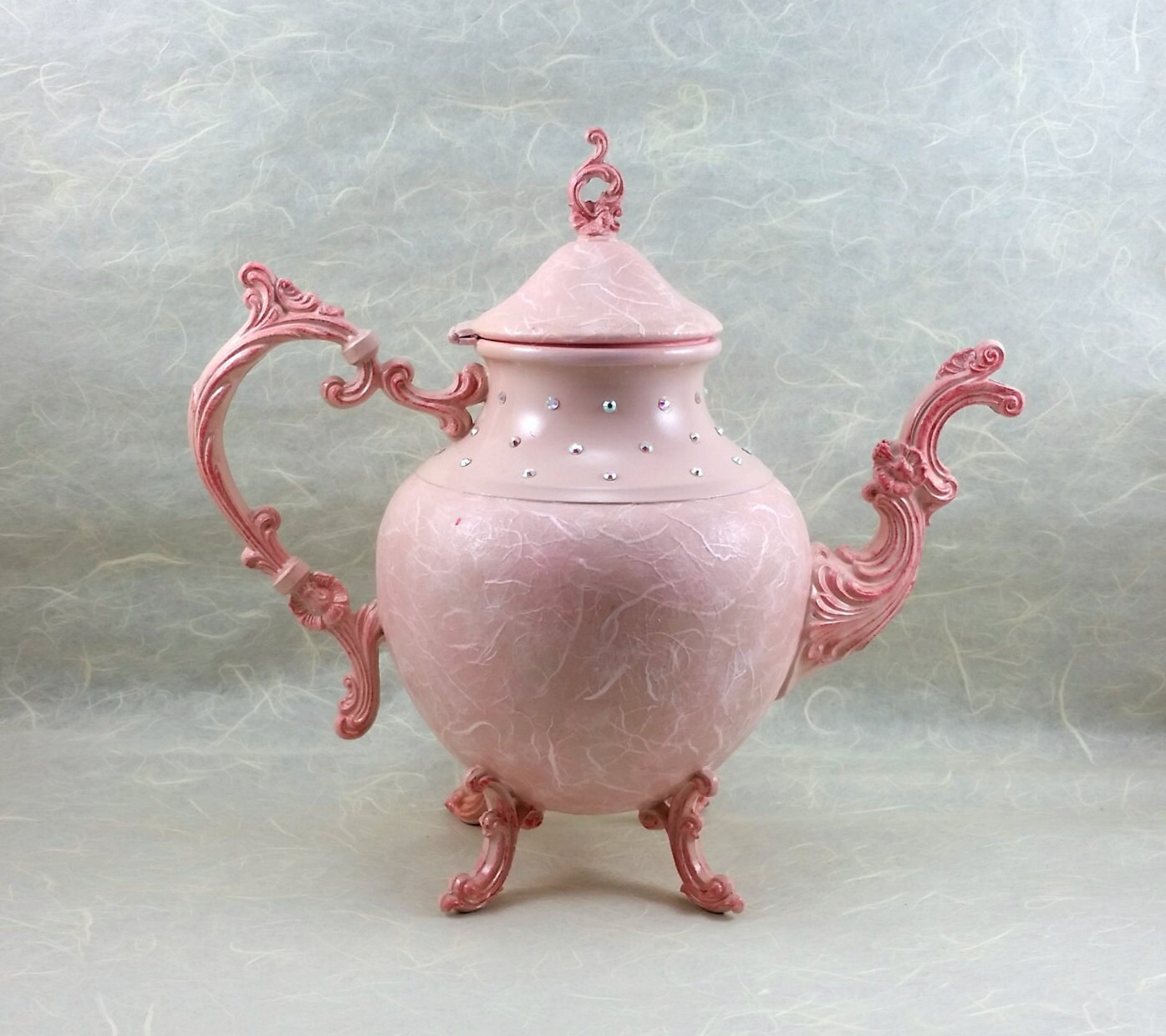 Vintage Victorian Ornate Coffee Pot Pink Shabby Cottage Chic - Etsy