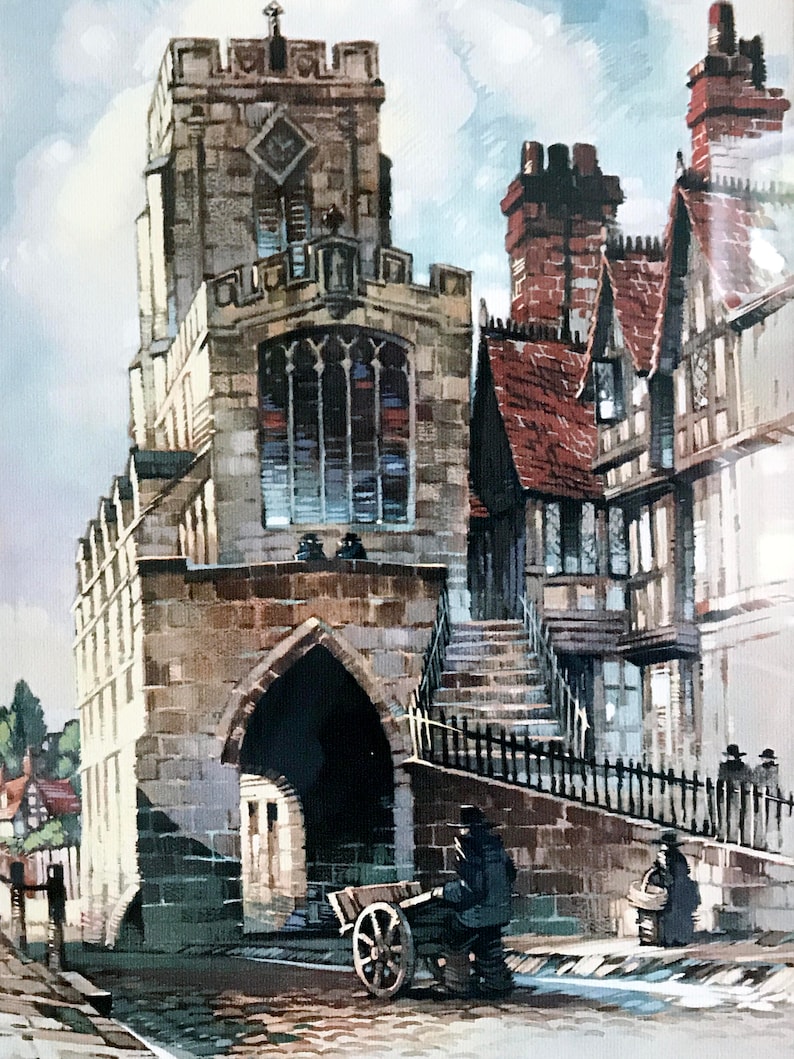 Vintage 1960's Al Mettel A.F. Mettel Westgate and St James - Etsy