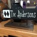 SMALL Ski Run Sign With Base Personalized & Custom Unique Gift Black ...