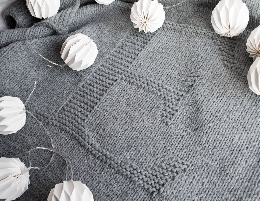 Alphabet Blanket, Baby Blanket, Knitting Pattern, Personalised Blanket ...