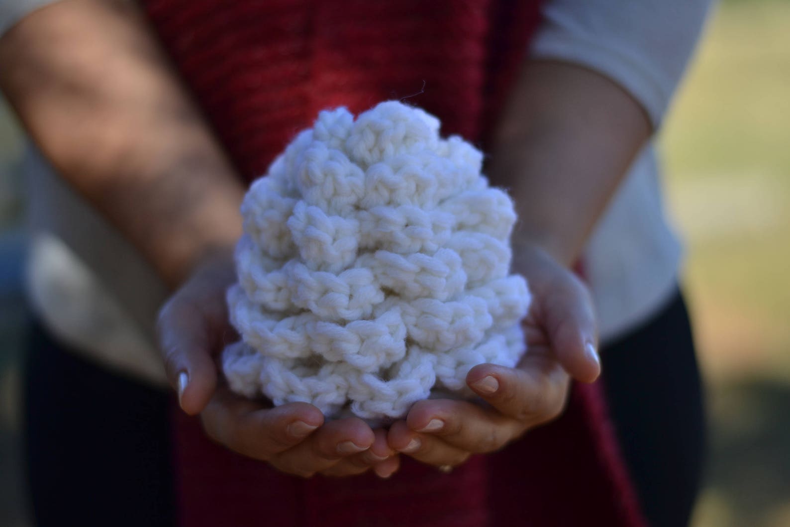 Pine Cone Crochet Pattern, Christmas Ornament, Winter Decor, Crochet ...