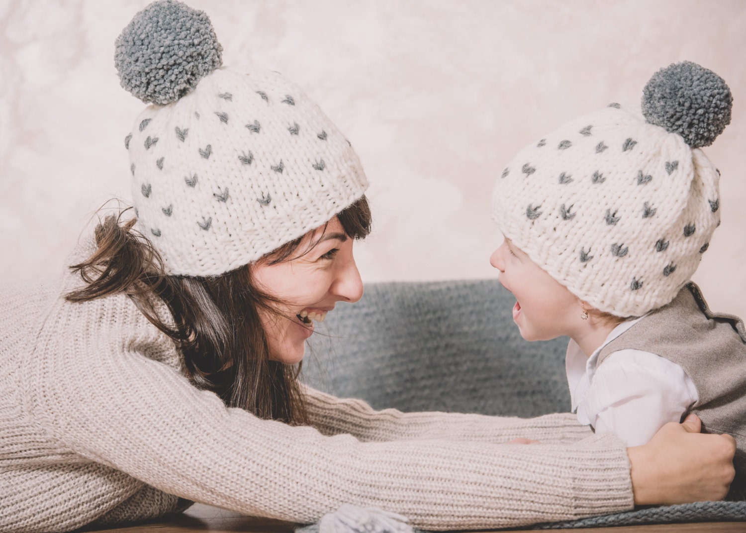 Snowy Hat Knitting Pattern PDF Pattern Chunky Stylish - Etsy