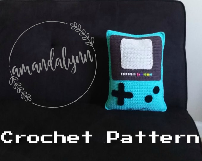 Gameboy Pillow CROCHET PATTERN - Etsy