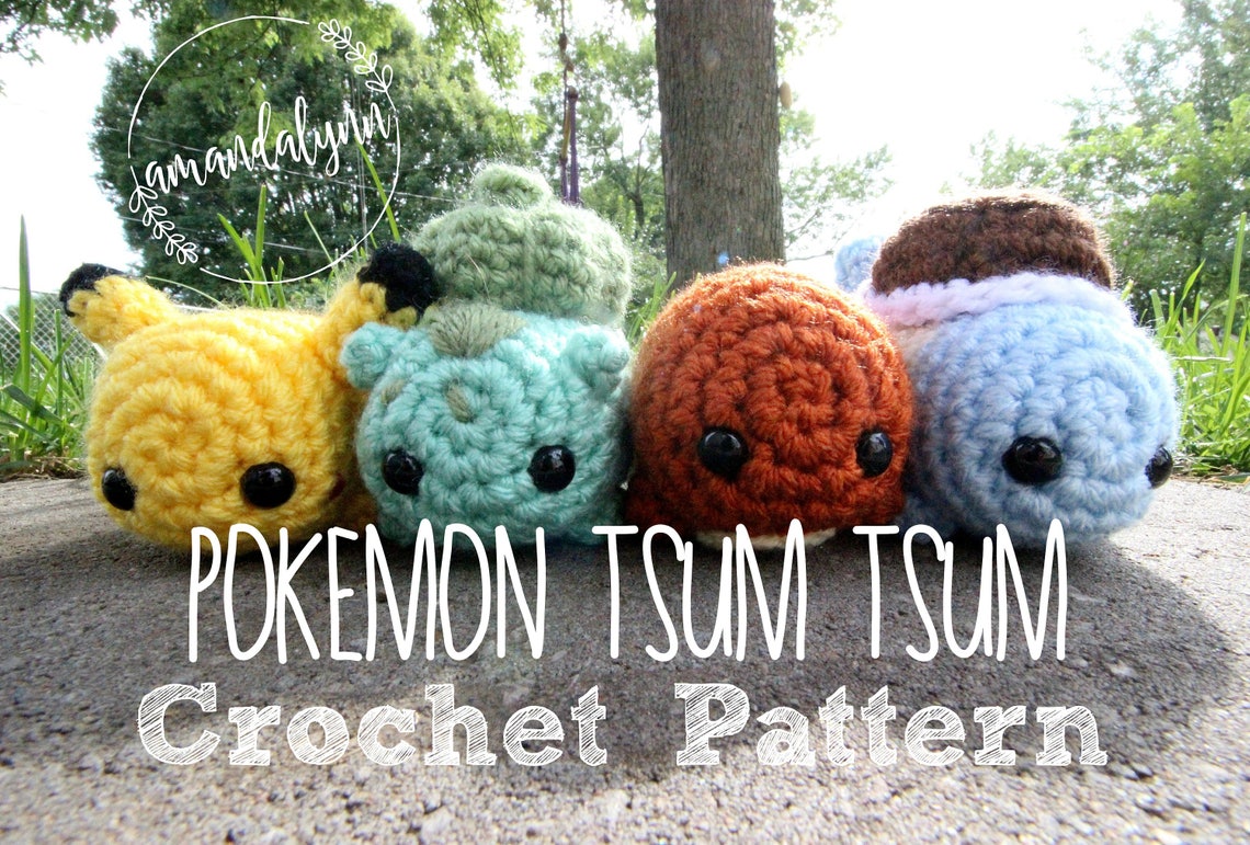 Pokemon Tsum Tsum CROCHET PATTERN - Etsy
