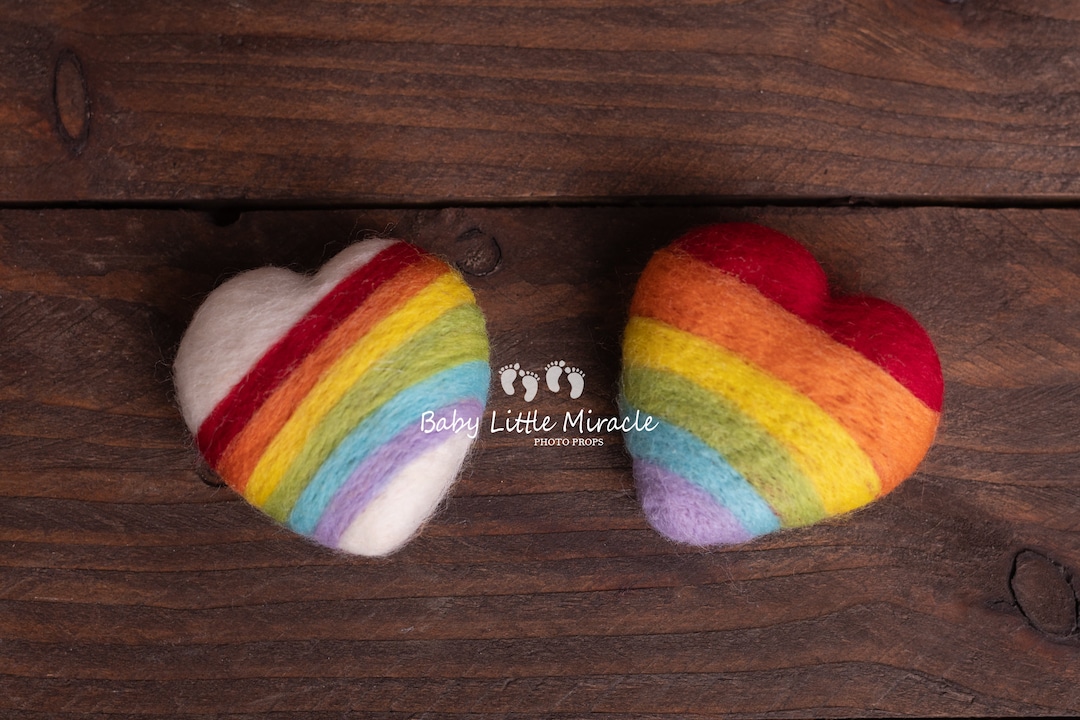 Rainbow Heart Rainbow Photo Prop Rainbow Newborn Newborn - Etsy