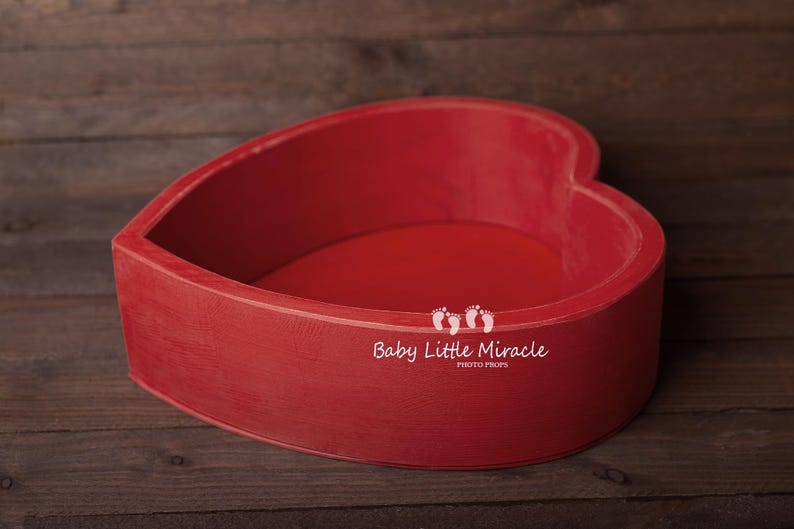Wooden Heart Bowl, Wood Bowl, Photo Prop, Newborn Photo Prop, Rustic ...