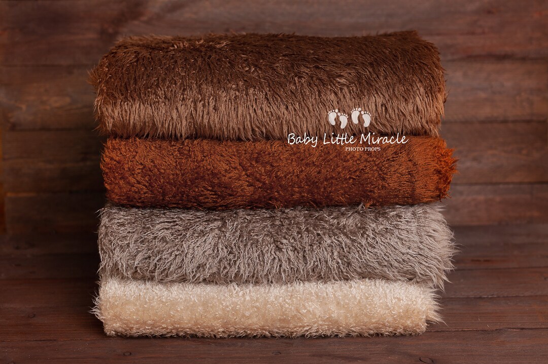 Faux Fur, Newborn Photo Prop, Basket Filler, Backdrop Fabric, Newborn ...