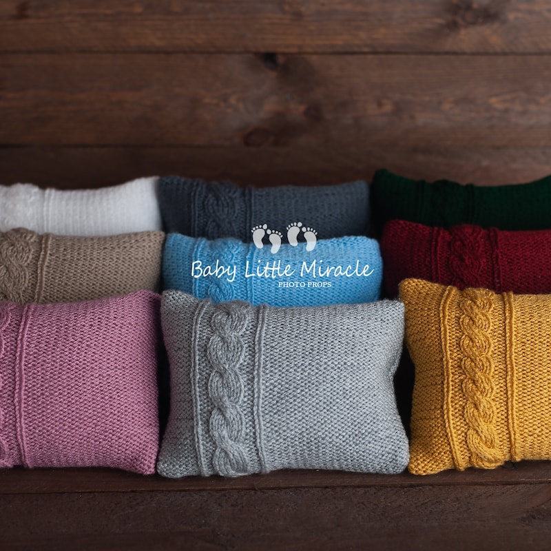 Pillow Knitted - Etsy