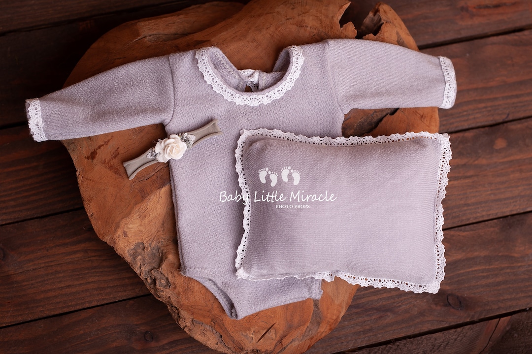 Light Grey Newborn Body, Newborn Pillow, Photo Prop, Newborn Photo ...