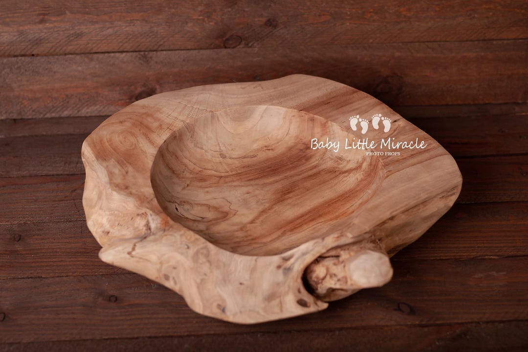 Huge Teak Bowl, Exotic Bowl, Newborn Photography, Wooden Bowl, Photo ...